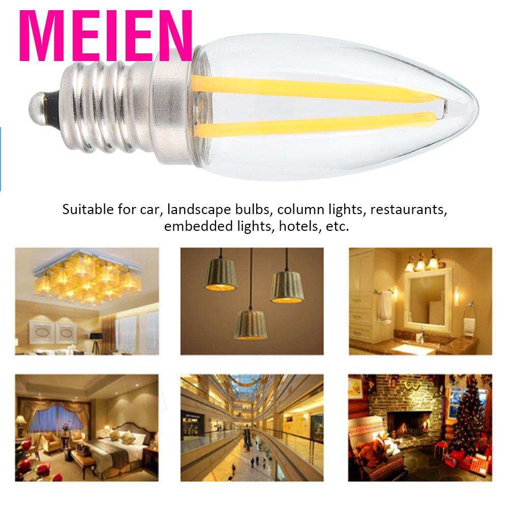 Meien หลอดไฟ Led E12 1 . 5 W Ac230V สําหรับตกแต่งบ้านรถยนต์ 10 ชิ้น - meien.th - ThaiPick