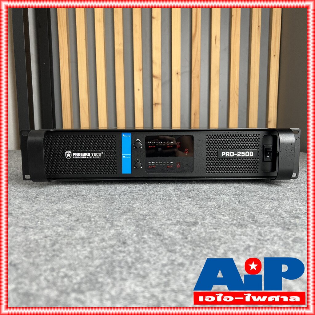 PROEURO TECH PRO2500 POWERAMP โปรยูโรเทค PRO-2500 PRO 2500 ขยาย ...