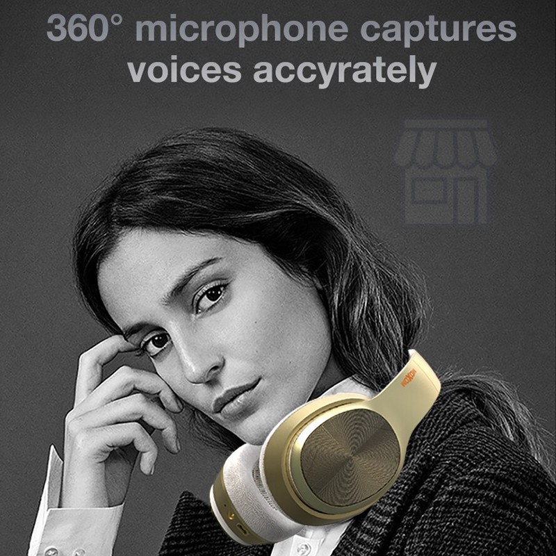 Moxom ชุดหูฟังบลูทูธไร้สาย ตัดเสียงรบกวน สําหรับโทรศัพท์มือถือ - zhsjs ...