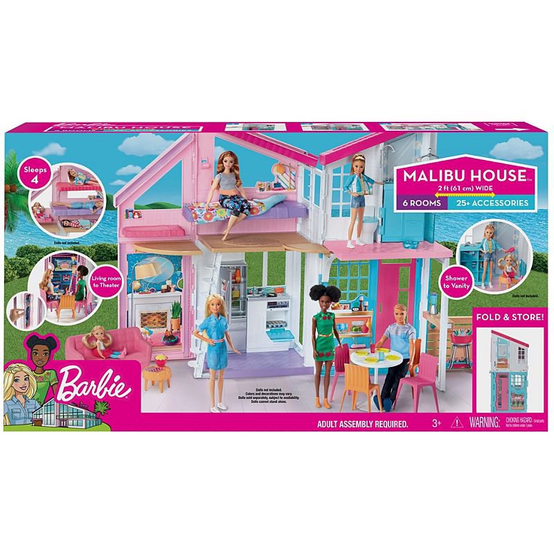 Barbie Malibu House Playset Toys for Kids Girls Boys LLMS | Shopee Thailand