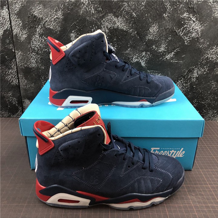 Nike Air Jordan 6 Retro Aj 6 รองเท้าผ้าใบลําลองสําหรับผู้ชายเหมาะกับการ ...