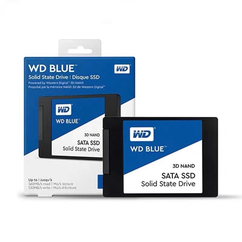 Genuine Western Digital WD Blue 250GB 500GB 3D NAND Internal PC SSD SATA III 6 GBs 2.57m ...