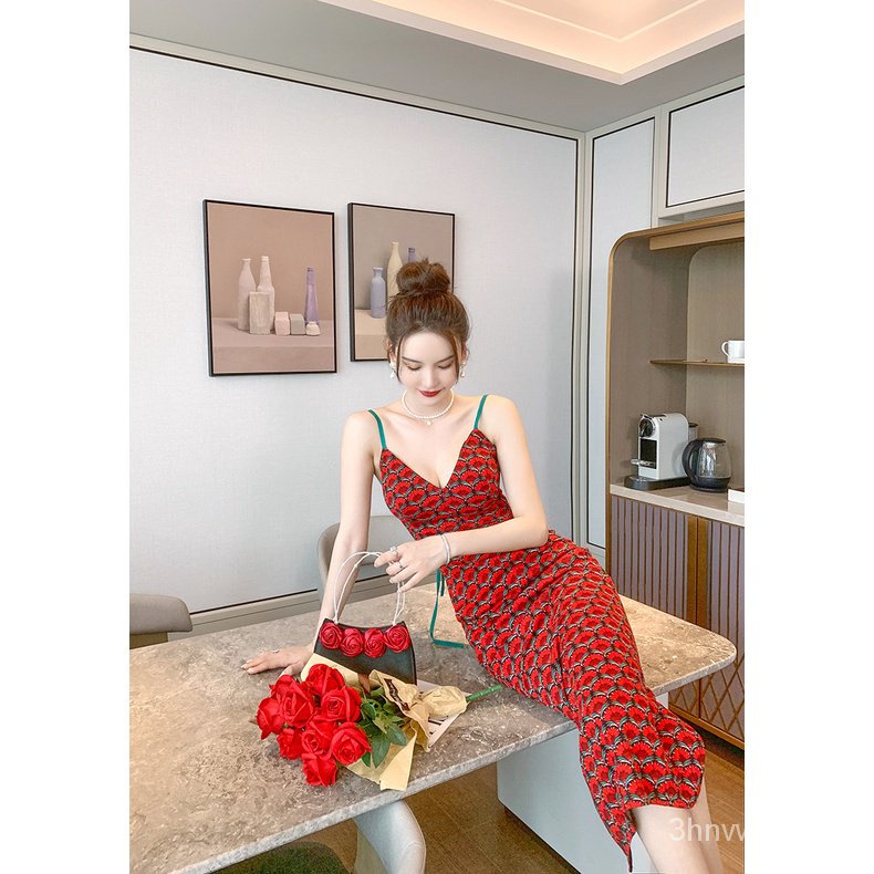 EraVogue Sexy V-Neck Backless Strap Dresses Slim Waist Wrap Buttock ...