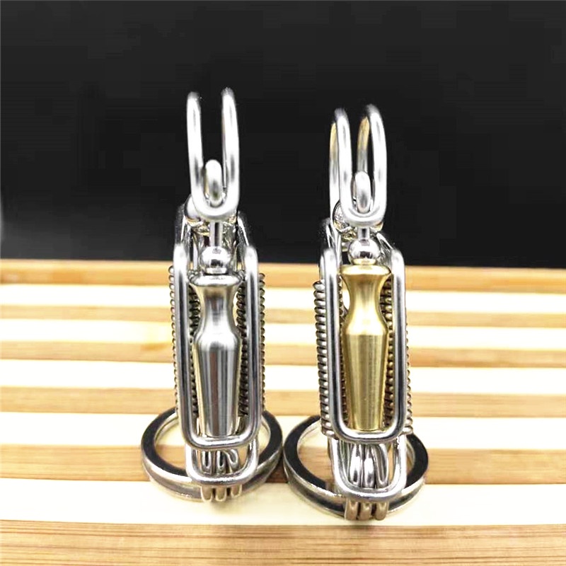 ¤﹍โฮมเมดลวดเชื่อมแขวนเอวสำหรับผู้ชายพวงกุญแจแฮนด์เมด304สแตนเลสนกน้อย ...