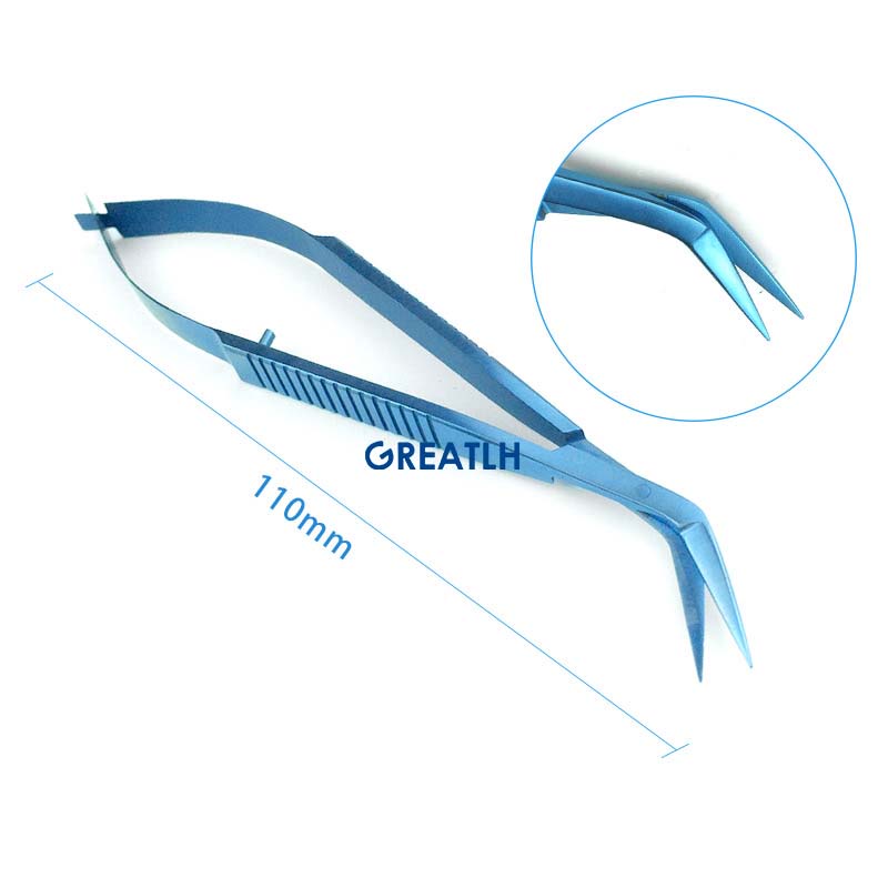 เครื่องมือผ่าตัด ophthalmic Castroviejo Keratoplasty Scissors ...