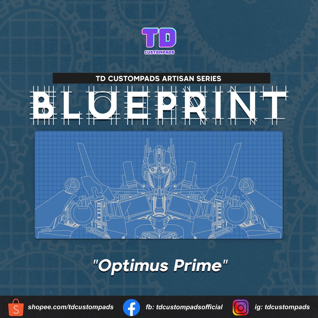 Optimus Prime fashion - "Blueprint" TD Custompads Artisan Series 2022 ...