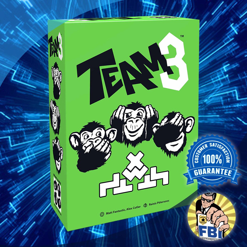 Team 3 Green Box Boardgame พร้อมซอง ของแท้พร้อมส่ง - fbiboardgame ...