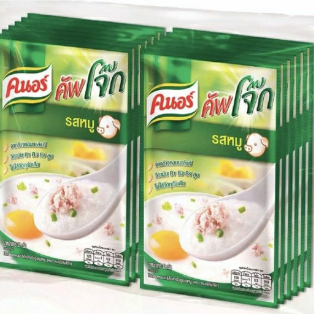 คนอร์คัพโจ๊ก ขนาด 30 กรัม35กรัม ( บรรจุ 12 ซองแพ็ค) - jaekae.shop ...