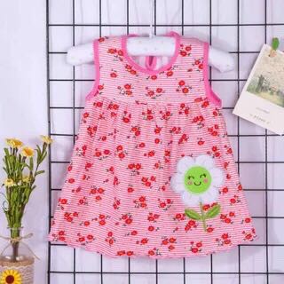 Babyonline (Y088)A2ชุดเดรสพิมพ์ลายการ์ตูนสำหรับเด็กผู้หญิง ...