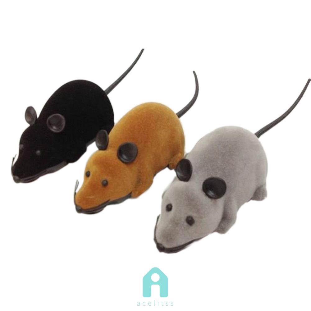 ACT New Remote Control RC Rat Mouse Wireless For Cat Dog Pet Toy ...