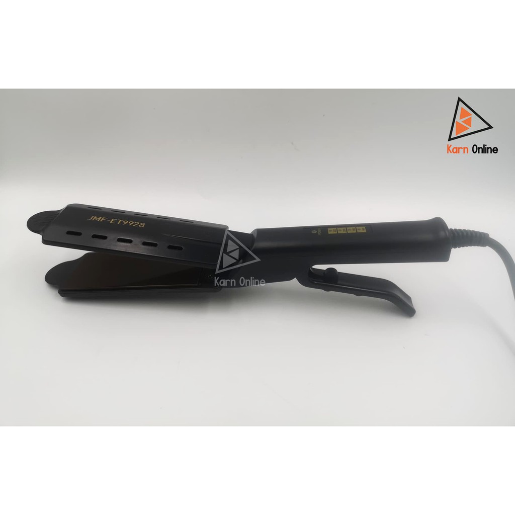 เครื่องหนีบผม JMF Hair Straightener รุ่น JMF-ET9928 (สีดำ) ถูกและดี แผ่นเซรามิค Tourmaline Ionic ...