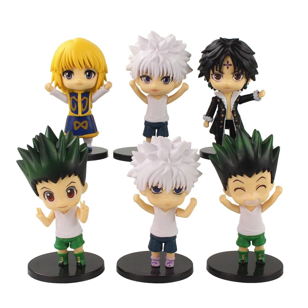 Preston โมเดลฟิกเกอร์ลายการ์ตูน Hunter X Hunter X Hunter X 6 ชิ้น/ชุด ...