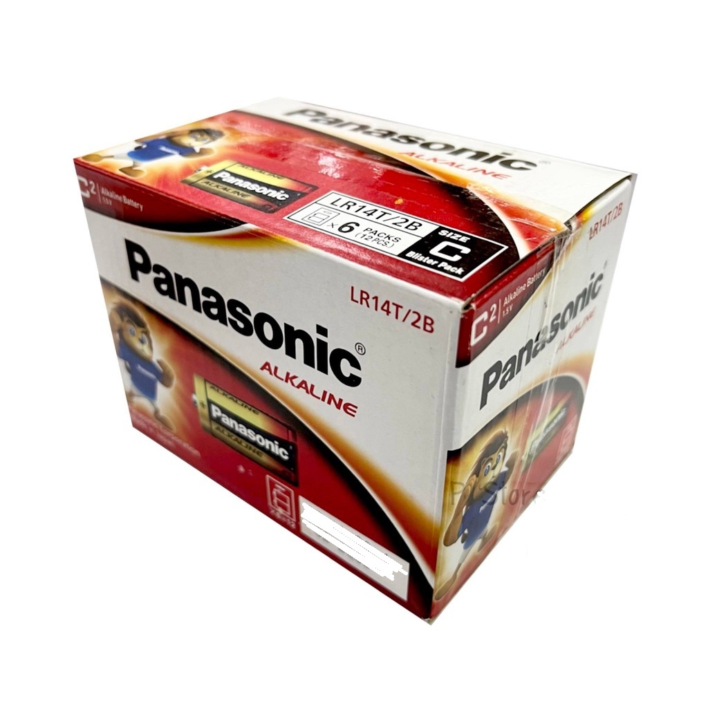 ขายยกกล่อง แท้ 100 size C Pack 2 ก้อน (6 Packs 12 ก้อน) Panasonic ...