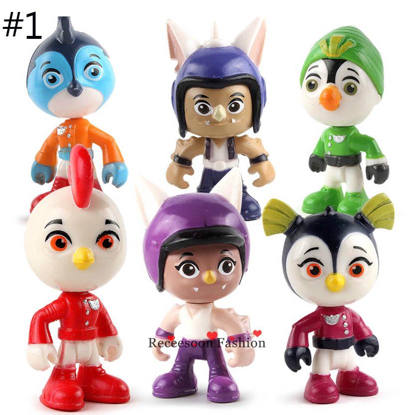 ของเล่นฟิกเกอร์ Cartoon Top Wing Action Figure 6 ชิ้น | Shopee Thailand