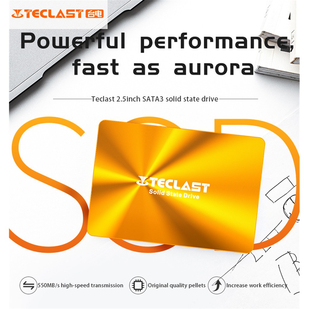 ฮาร์ดดิสก์：Teclast SSD 1TB Drive 480GB 240GB 120GB SSD 2.5 Hard Drive ...