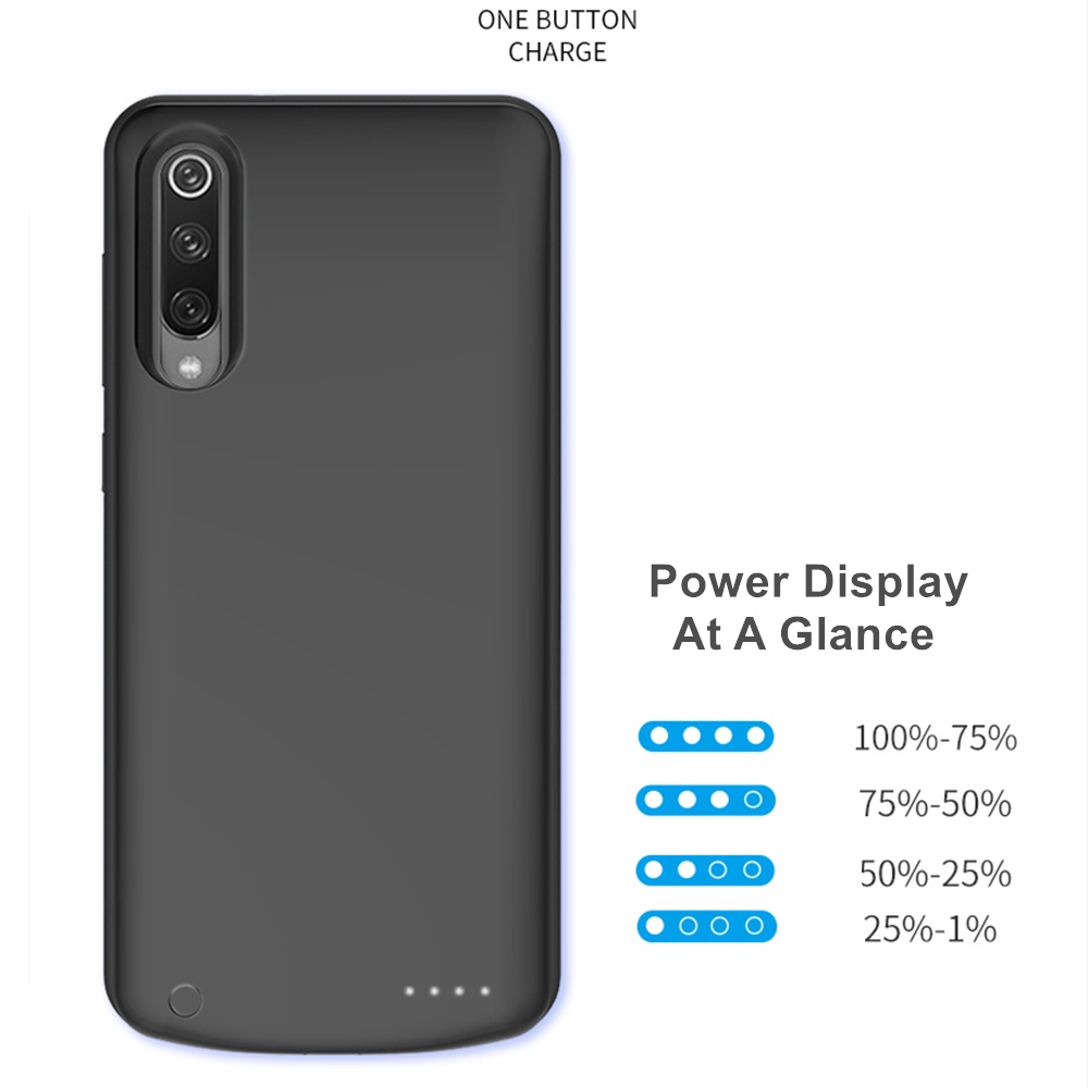 Ready Stock6500 Mah For Xiaomi Mi 9 9 SE Battery Case Smart Phone ...