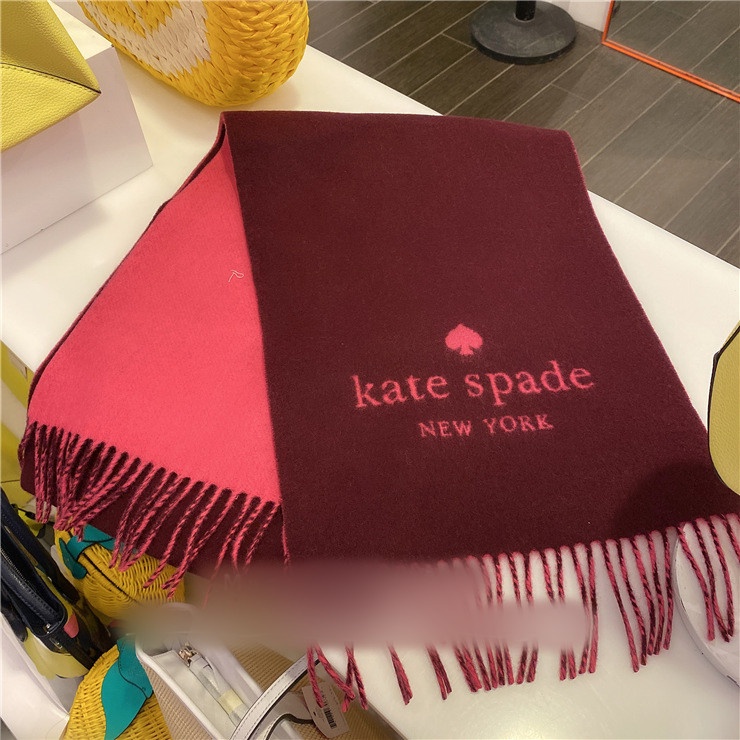 Tongma Kate Spade ใหม่ผ้าพันคอผ้าขนสัตว์สองด้านผ้าพันคอ Shawl Canada-Online Shopping KS - mandy ...