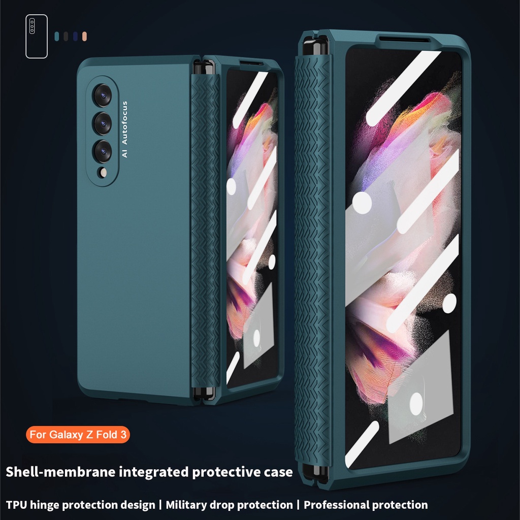 Local StockSoft TPU Hinge Protective Case For Samsung Galaxy Z Fold 3 ...