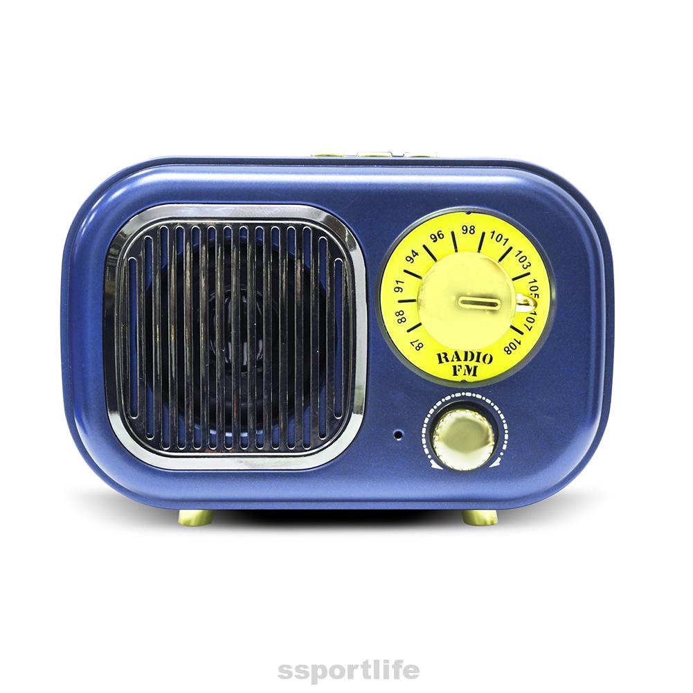 M 205BT Mini Home Gift Retro Stereo TF Card Slot Indoor FM Radio ...