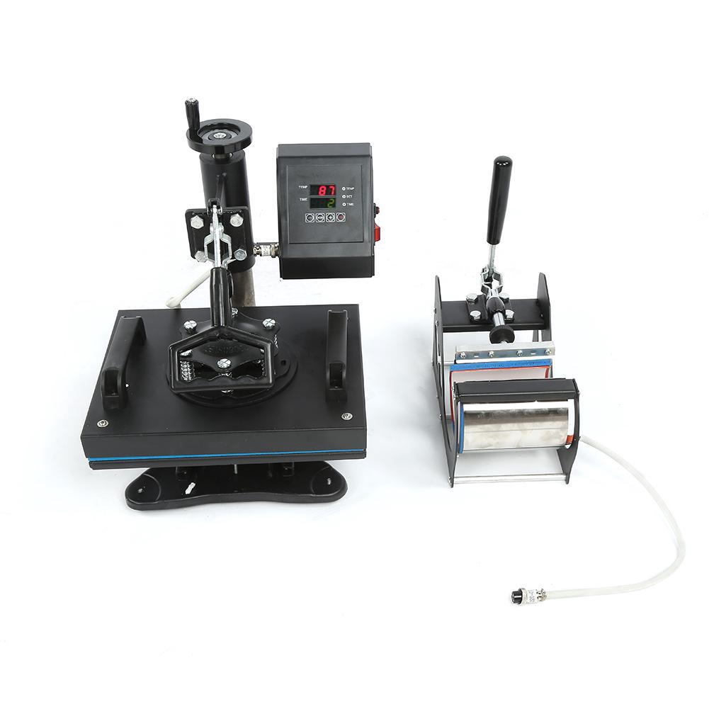 5 in 1 Multifunctional Cup Clothes Plates Hats Transfer Printing Press ...