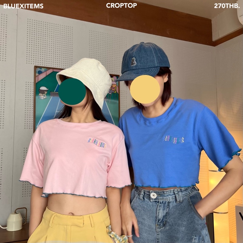 CROP TEES by bluexitems in stock - bluexitems.club - ThaiPick