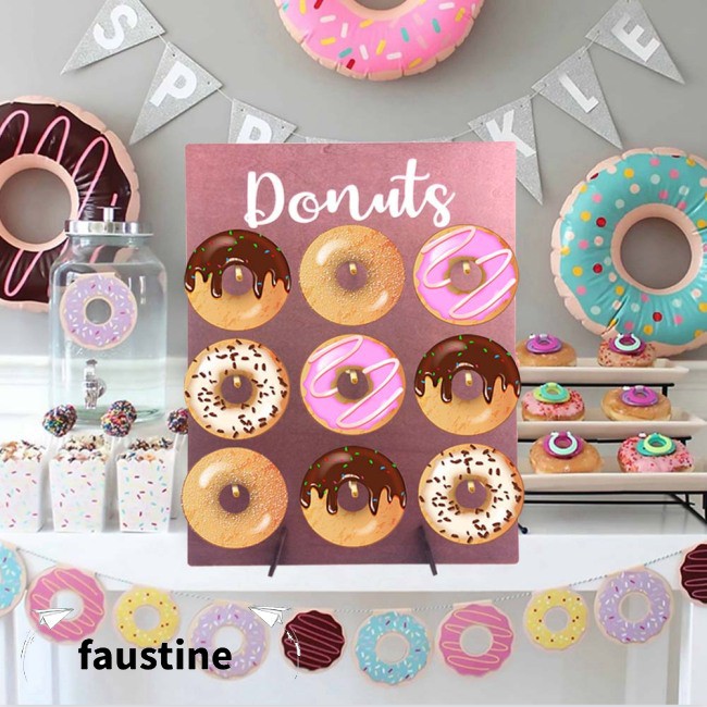 [ fabuloushouse ] Donuts Stand Donut Wall Display Holder Wedding Kids ...
