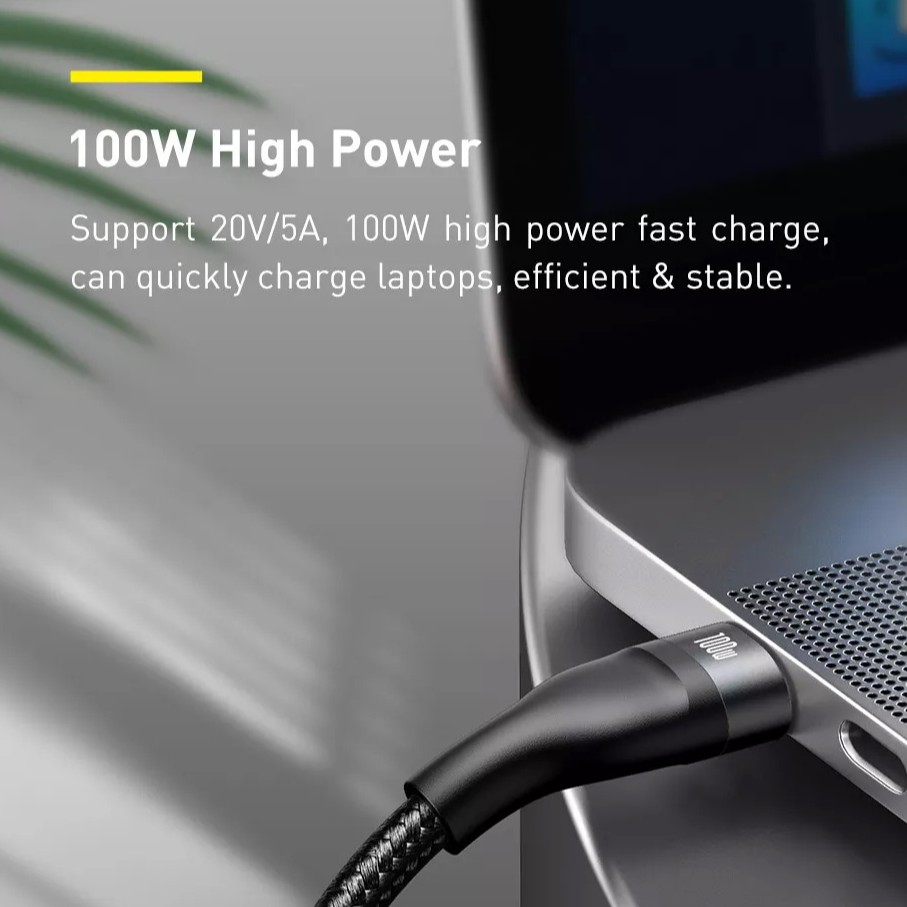 Baseus สายชาร์จ 3in1 100W UC to MLC Flash Series Two-for-three Fast ...