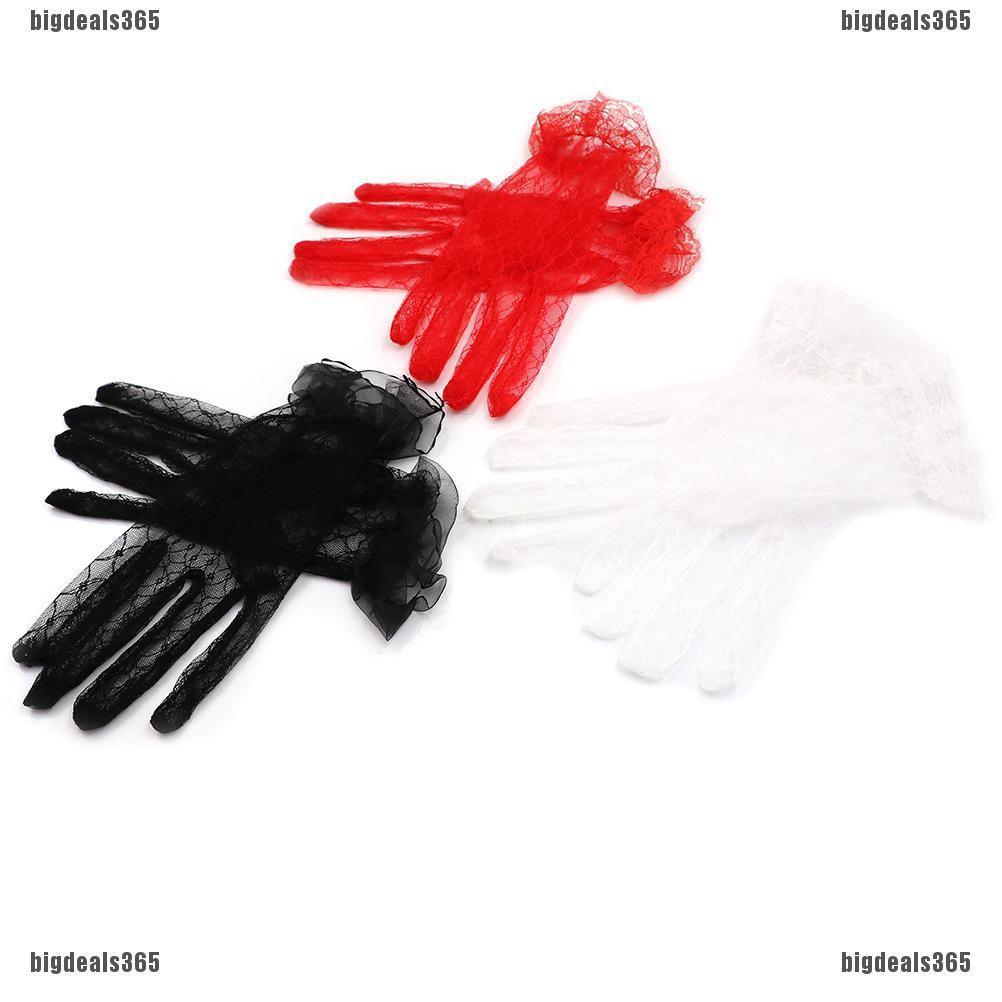 Bdth ถุงมือผ้าลูกไม้เซ็กซี่ 1 คู่ - bigdeals365.th - ThaiPick