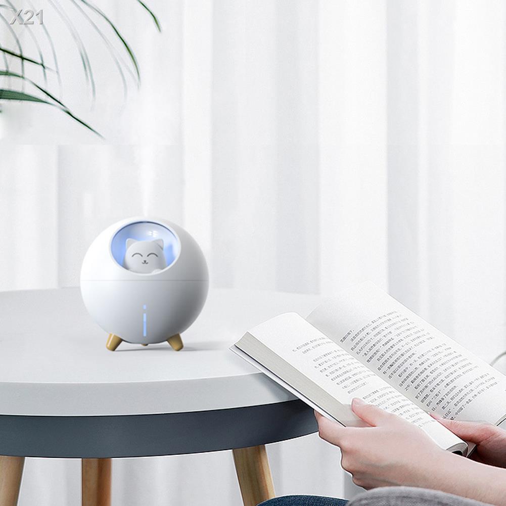 Pet Cat Humidifier USB Ultrasonic Aroma Diffuser พร้อมโคมไฟกลางคืน ...