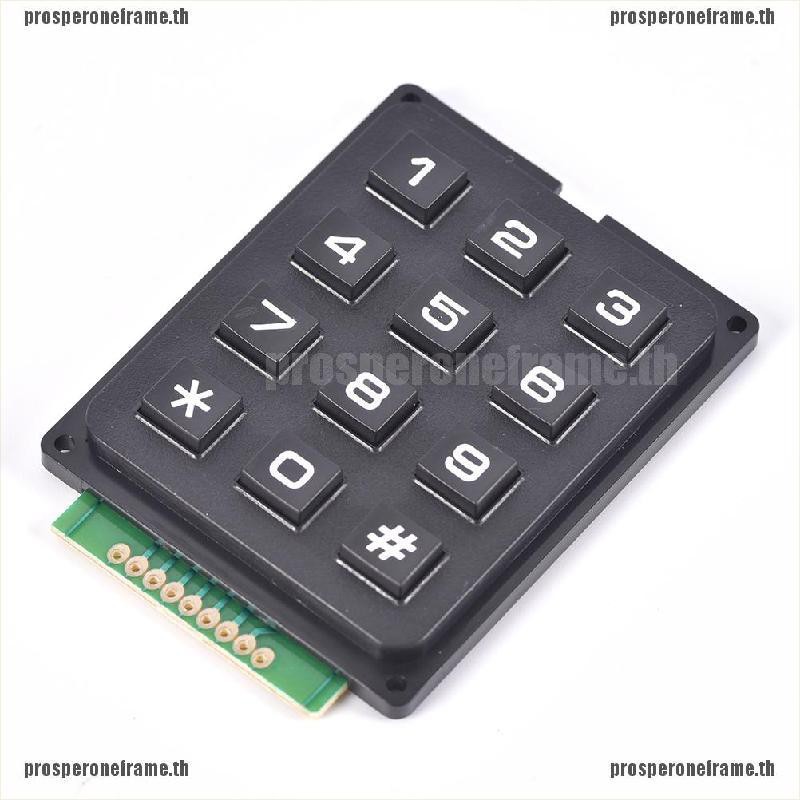 prosperxcod 4x3 matrix array 12 คีย์ 4 x3 สวิทช์คีย์แบบพกพา ...