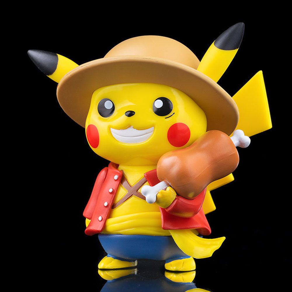 Back2Life โมเดลฟิกเกอร์การ์ตูน Pikachu Luffy Pikachu ขนาดเล็กของเล่น ...