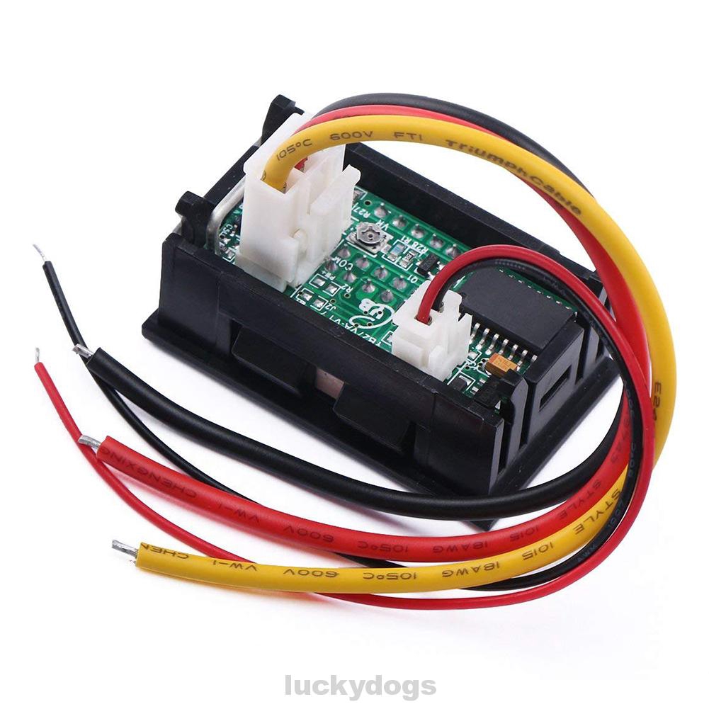 DC 100V 10A Digital Dual Display Easy To Use Ammeter Volt Measurement ...