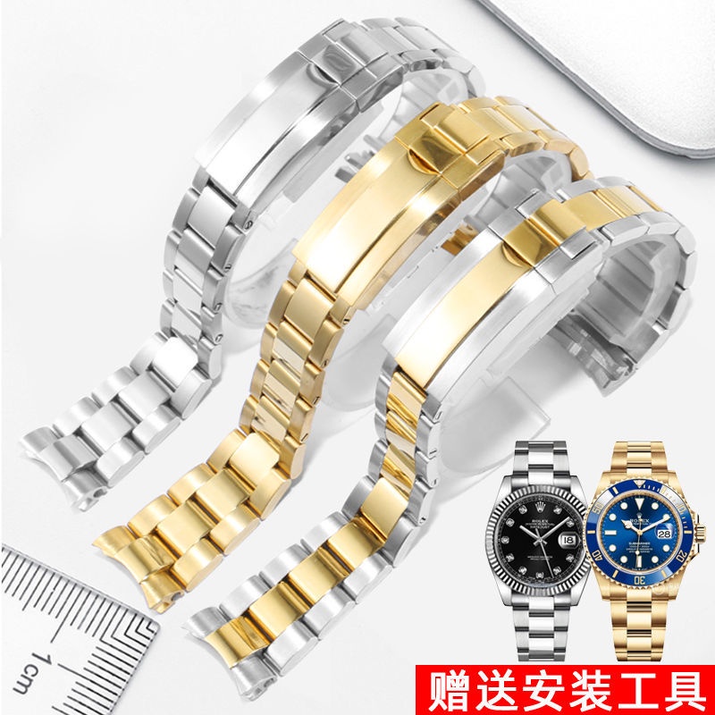 Rolex watch strap Rolex Table with original steel belt male log type ...