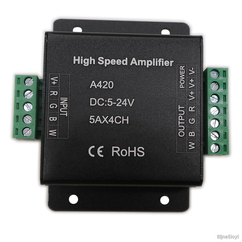 เครื่องขยายสัญญาณ 400W Single ColorRGBRGBWRGBCCTRGBWCW LED Strip Light ...