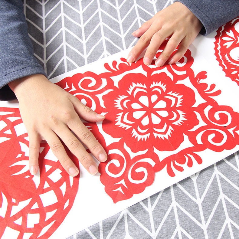 2022 children tiger Chinese wind paper-cut paper-cutting diy2022diy ...