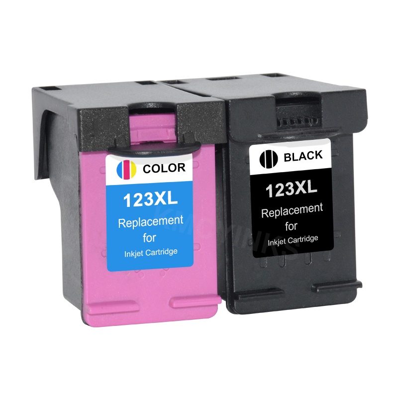 KMCYinks Compatible 123XL Black Ink Cartridge Replacement for HP 123 XL ...