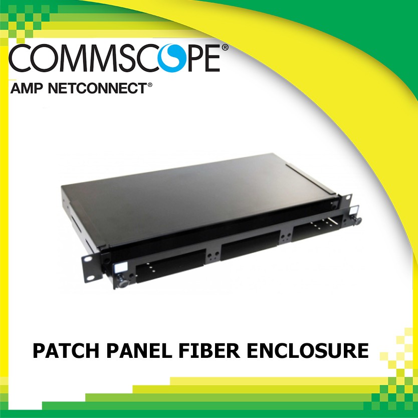 Commscope PATCH PANEL FIBER ENCLOSURE RM 1U,3CASS/ADPT PLATE | Shopee ...