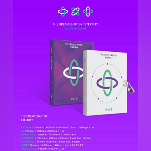 [พร้อมส่ง] *มีโปส* อัลบั้ม The Dream Chapter : ETERNITY Album - TXT ...