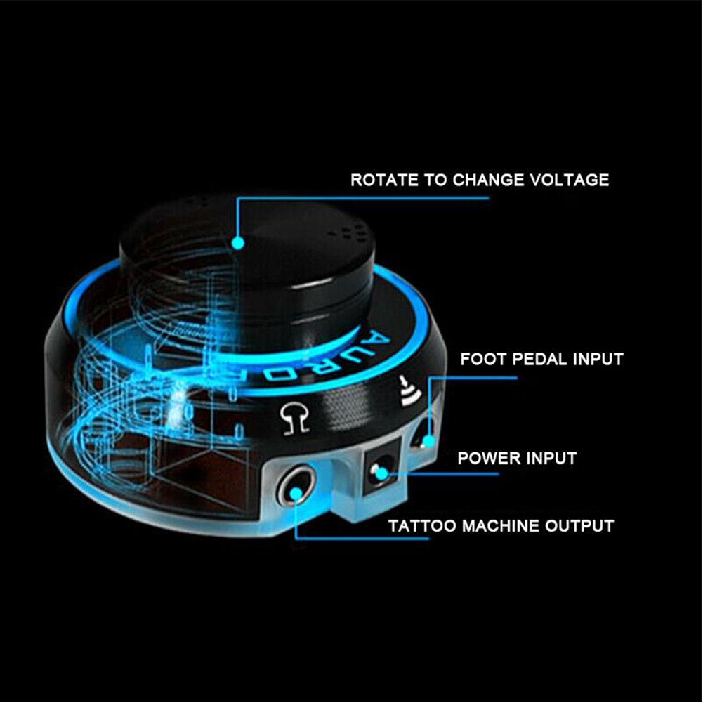 Push Start Round Coil Rotary Accessories Color Changing LCD Knob ...