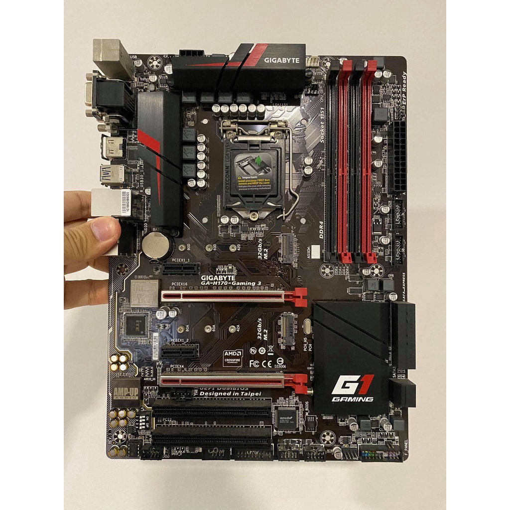 MAINBOARD (เมนบอร์ด) 1151 GIGABYTE GA-H170-Gaming 3 GEN6 ไม่มีกล่อง มี ...