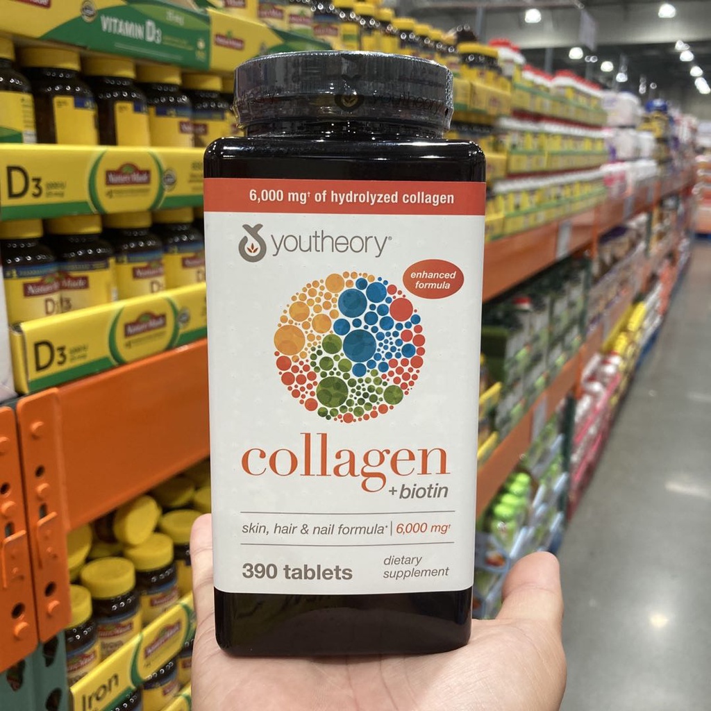 (Exp.052024)Youtheory Collagen 390 tablets เม็ด คอลลาเจน Youtheory ...
