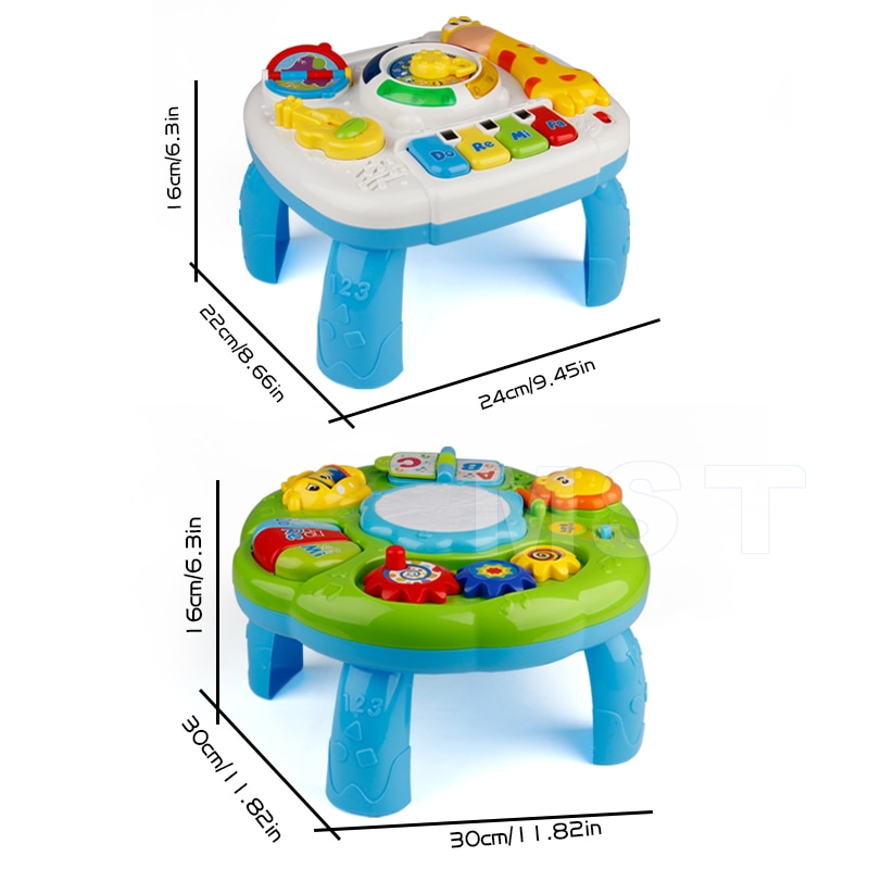 Infants Musical Instrument Learning Table Baby Toys Animals Piano Early ...