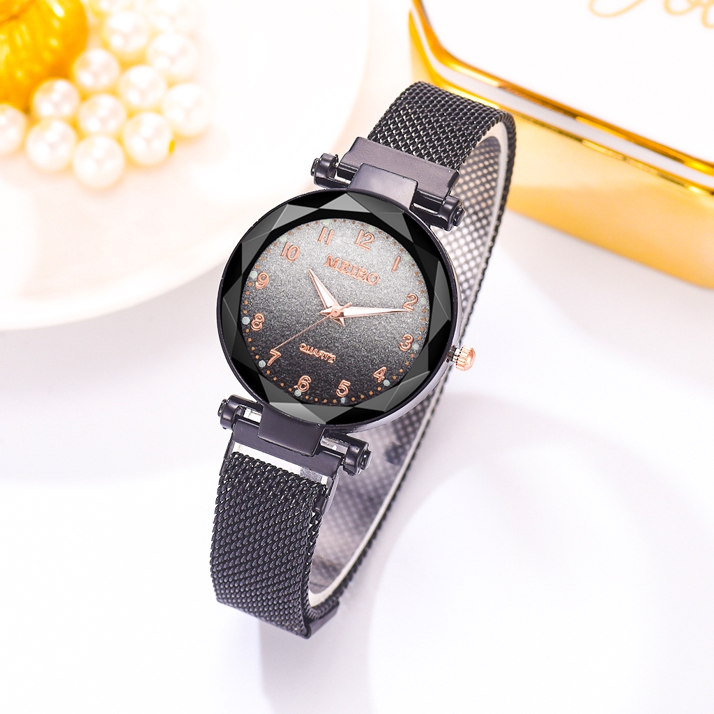 Hot Sale Women Magnet Buckle Gradient Color Watches Luxury Ladies ...