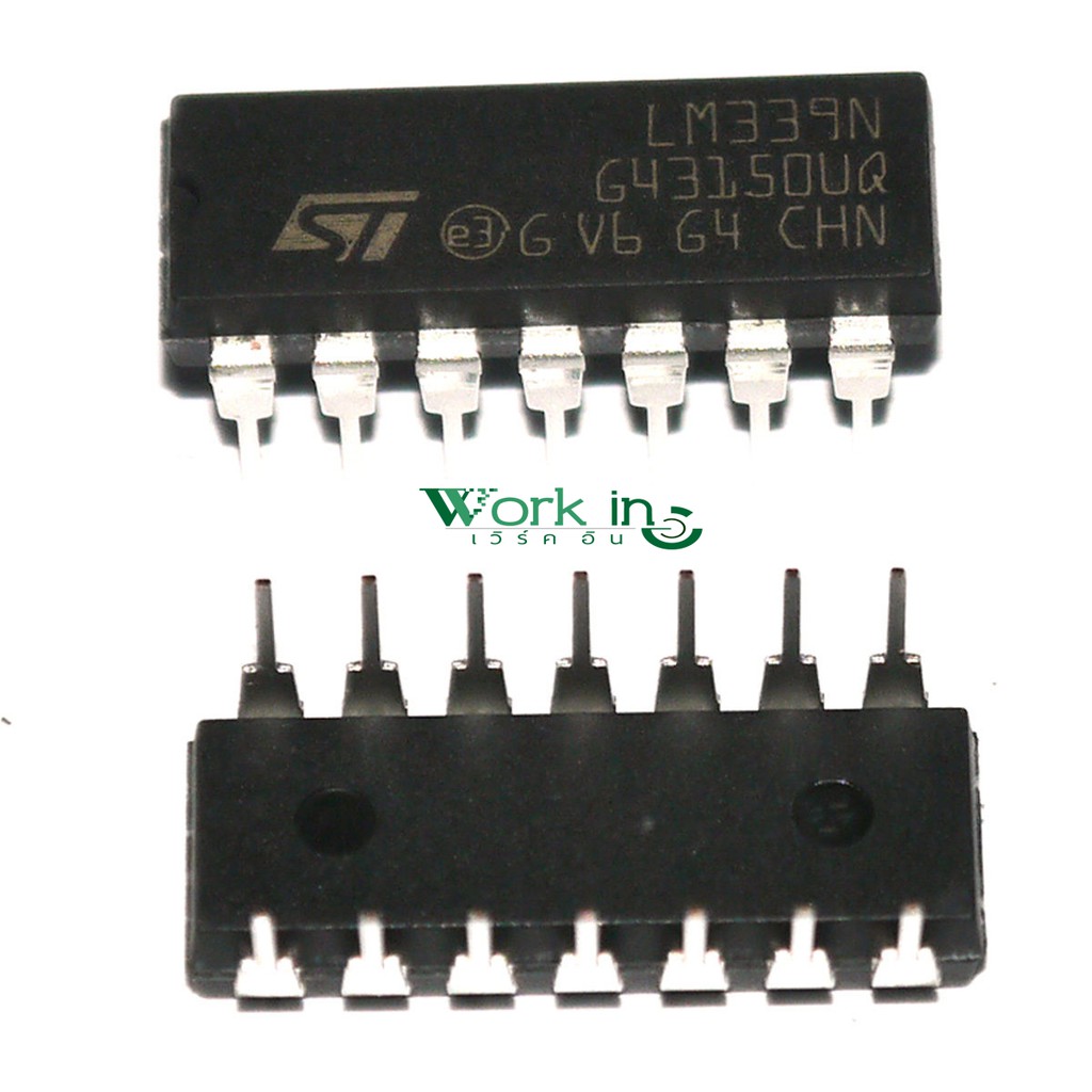 LM339N Low Power IC Quad Comparators Op Amp IC LM339 จำนวน 1 ตัว ...