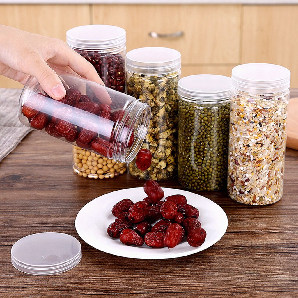 Please COD 25#Kitchen Storage Bottles Box Sealing Food Preservation ...