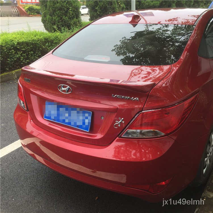 For Hyundai VERNA Accent Spoiler 2011-2015 Accent Spoiler YWW ABS ...