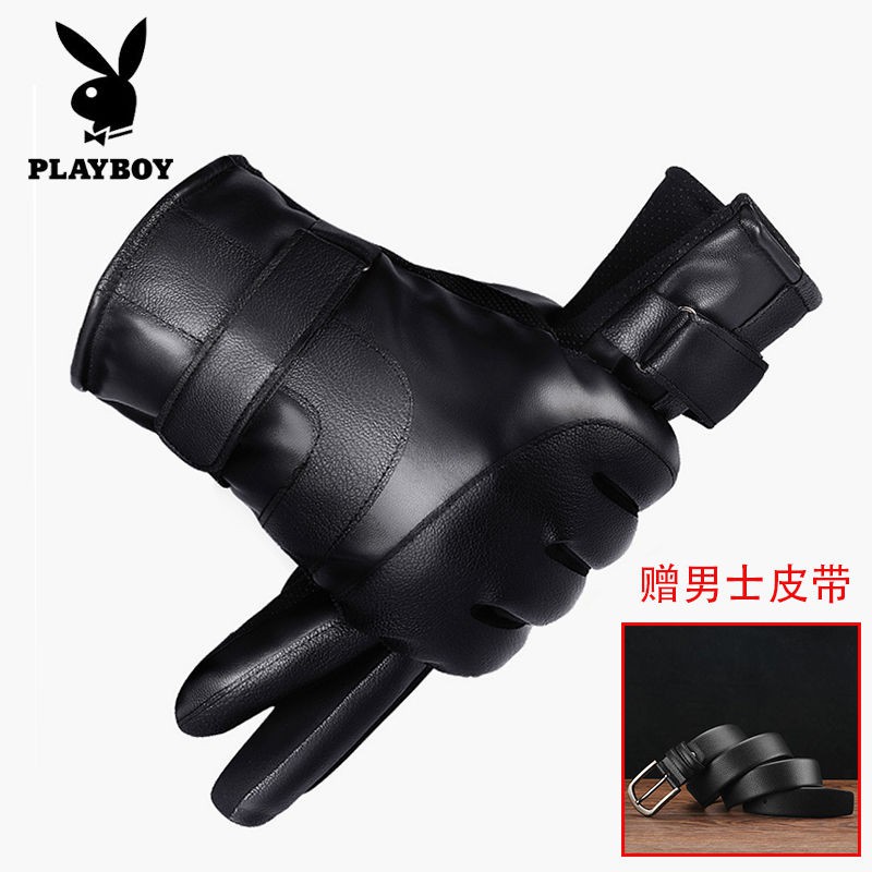 Playboy Men s Gloves Wear-resistant Riding Motorcycle Winter Warm ...