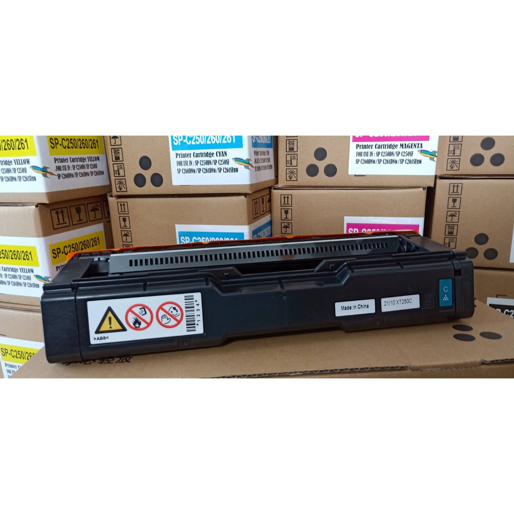 ตลับหมึกพิมพ์ เทียบเท่า Ricoh SP C250 C260C261ใช้สำหรับเครื่องพิมพ์ ...
