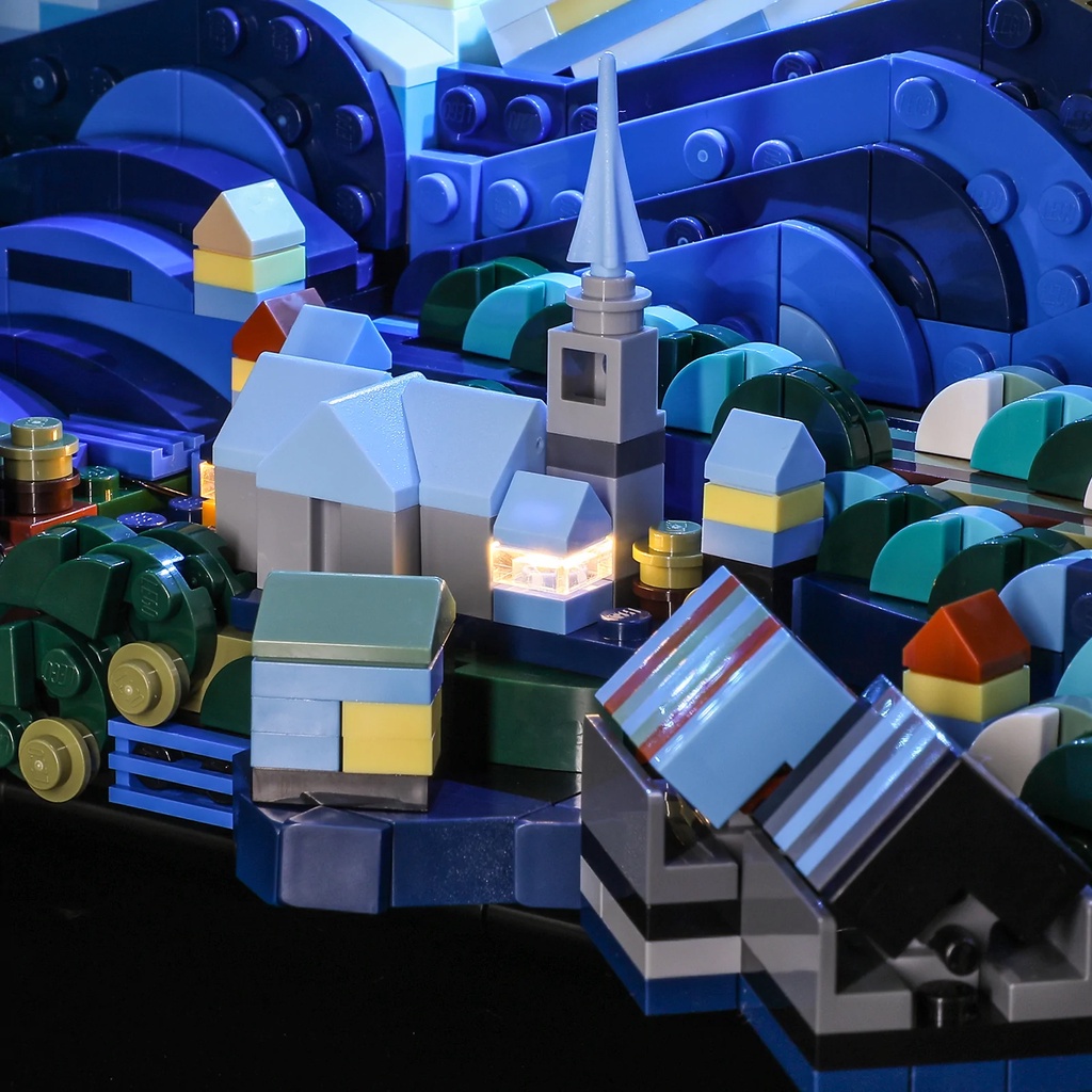 21333 LEGO Ideas Vincent van Gogh - The Starry Night - brickpoly - ThaiPick