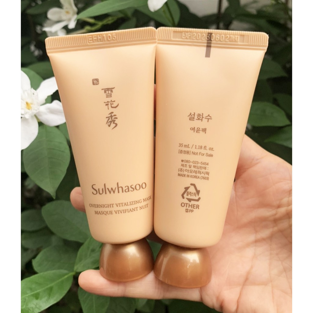 Sulwhasoo Overnight Vitalizing Mask Masque Vivifiant Nuit **35 & 120 ml ...